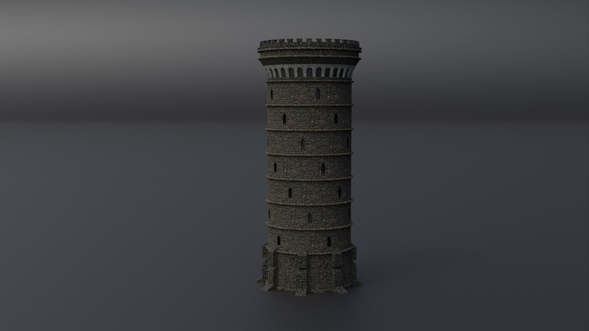 3D model Modular Castle Towers VR / AR / low-poly | CGTrader