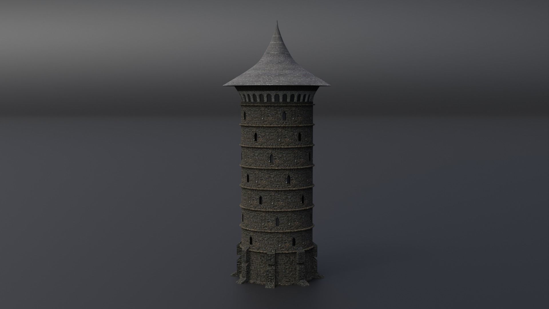 3D model Modular Castle Towers VR / AR / low-poly | CGTrader