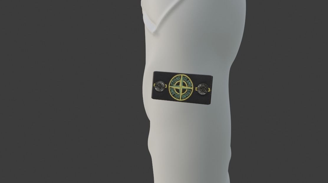 3D model Stone island patch VR / AR / low-poly | CGTrader