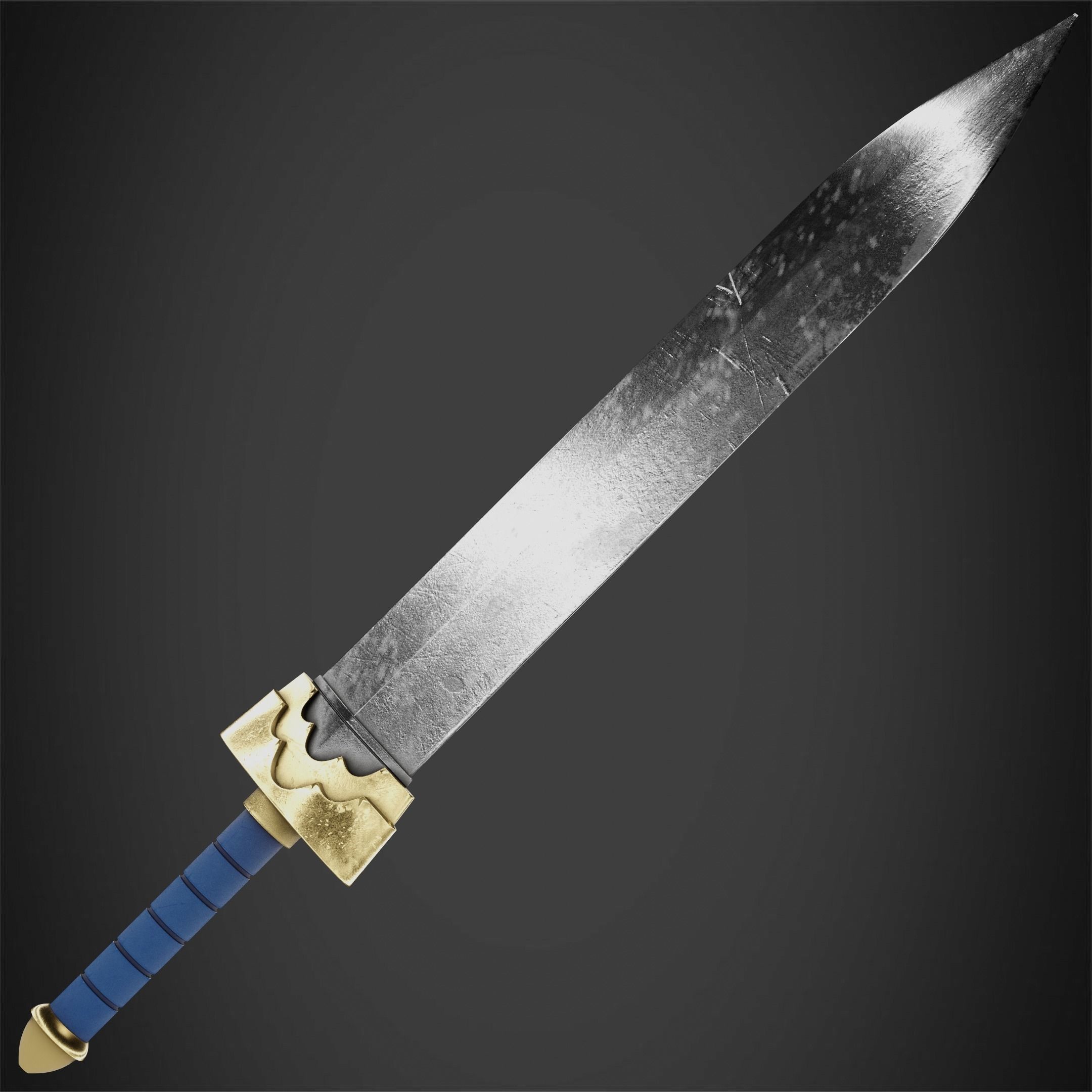 Goblin Slayer Sword for Cosplay 3D model 3D printable | CGTrader