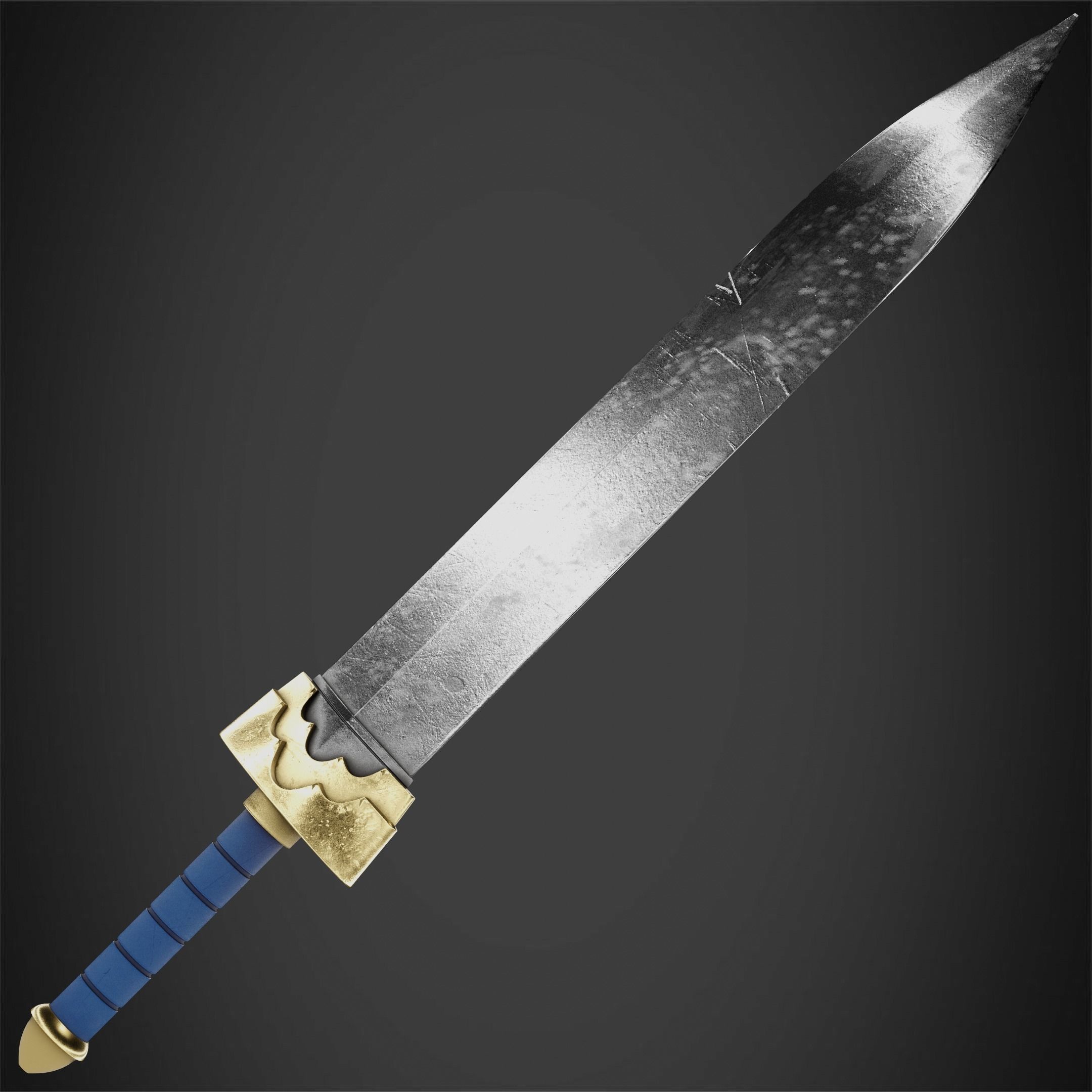 Goblin Slayer Sword for Cosplay 3D model 3D printable | CGTrader