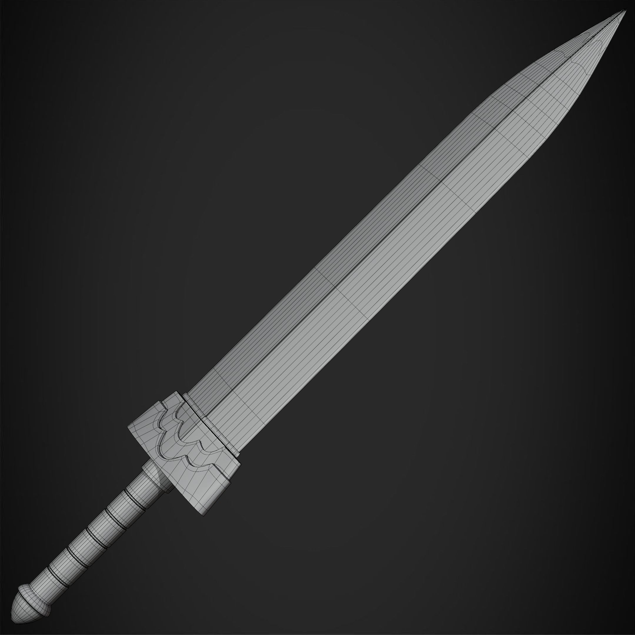Goblin Slayer Sword for Cosplay 3D model 3D printable | CGTrader
