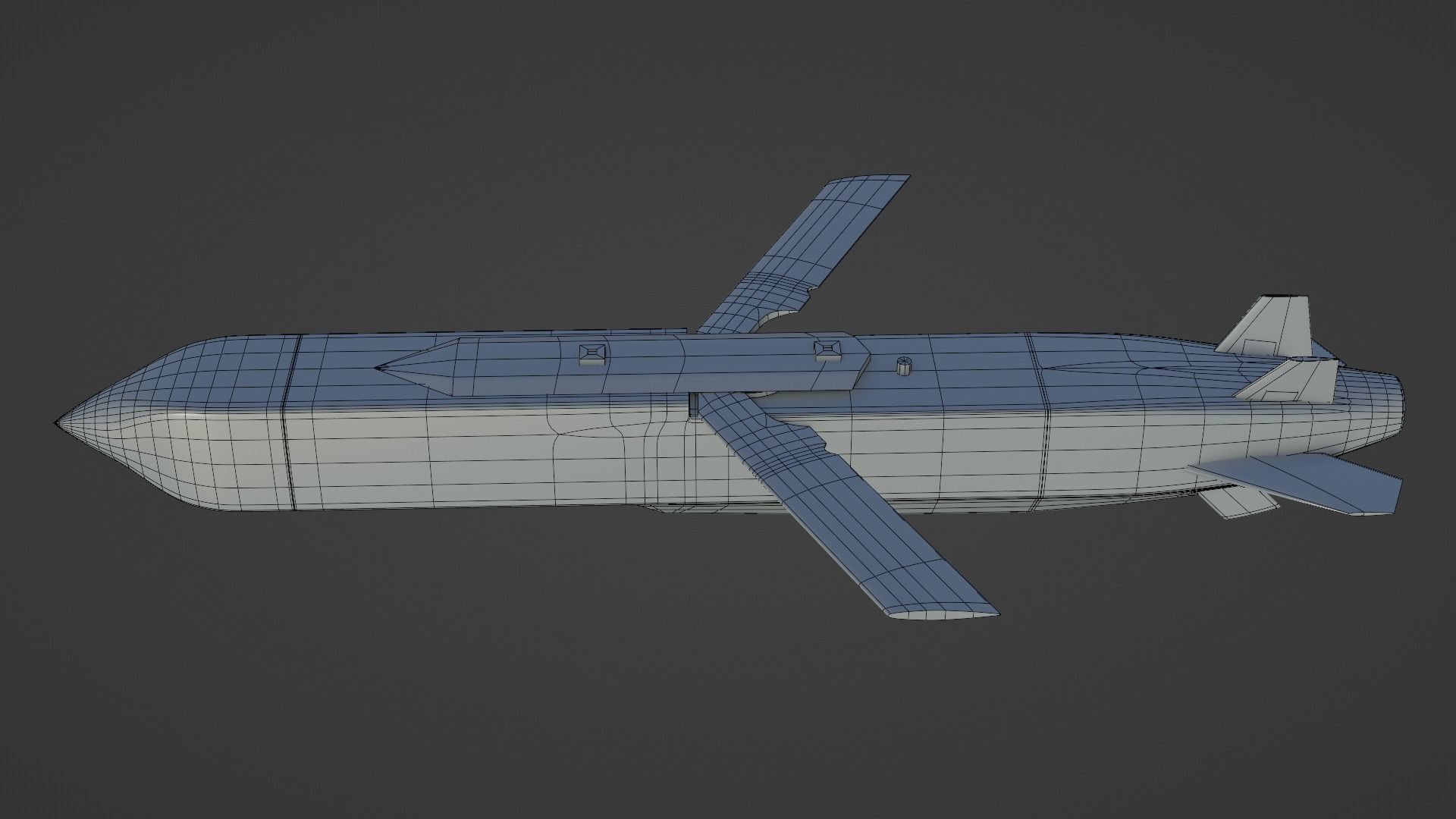 Storm Shadow air launched cruise missile 3D model 3D printable | CGTrader