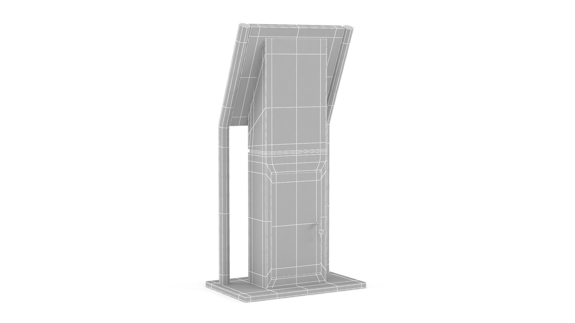 Electronic Kiosk 3D model | CGTrader