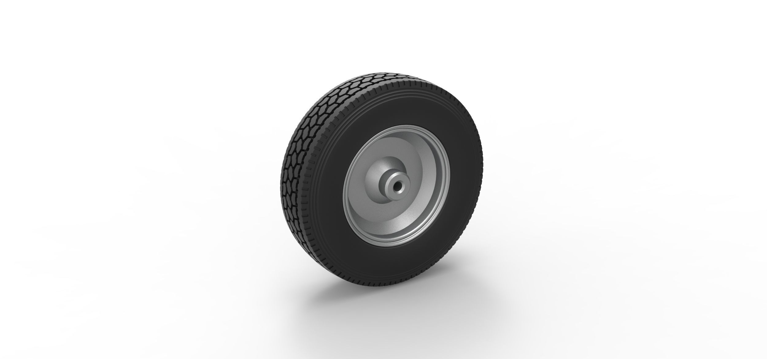 Front custom Slab wheel of semi truck Scale 1 to 25 3D model 3D ...