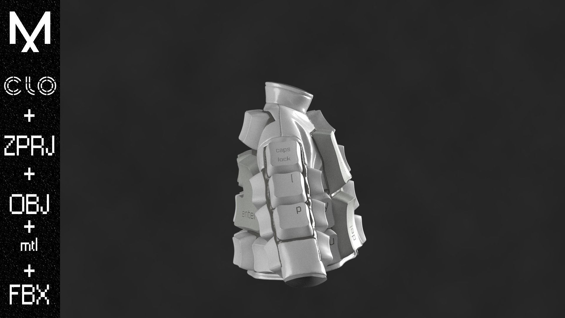 Female Jacket OBJ mtl FBX ZPRJ 3D model | CGTrader