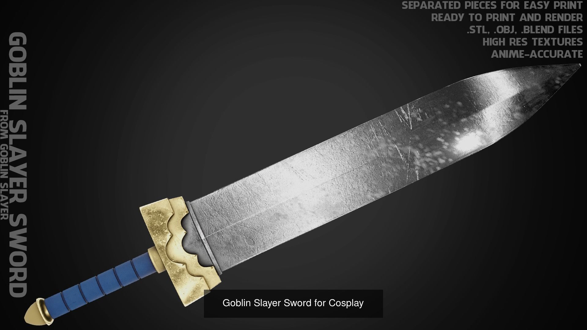 Goblin Slayer Full Armor Bundle for Cosplay 3D Model Collection 3D ...