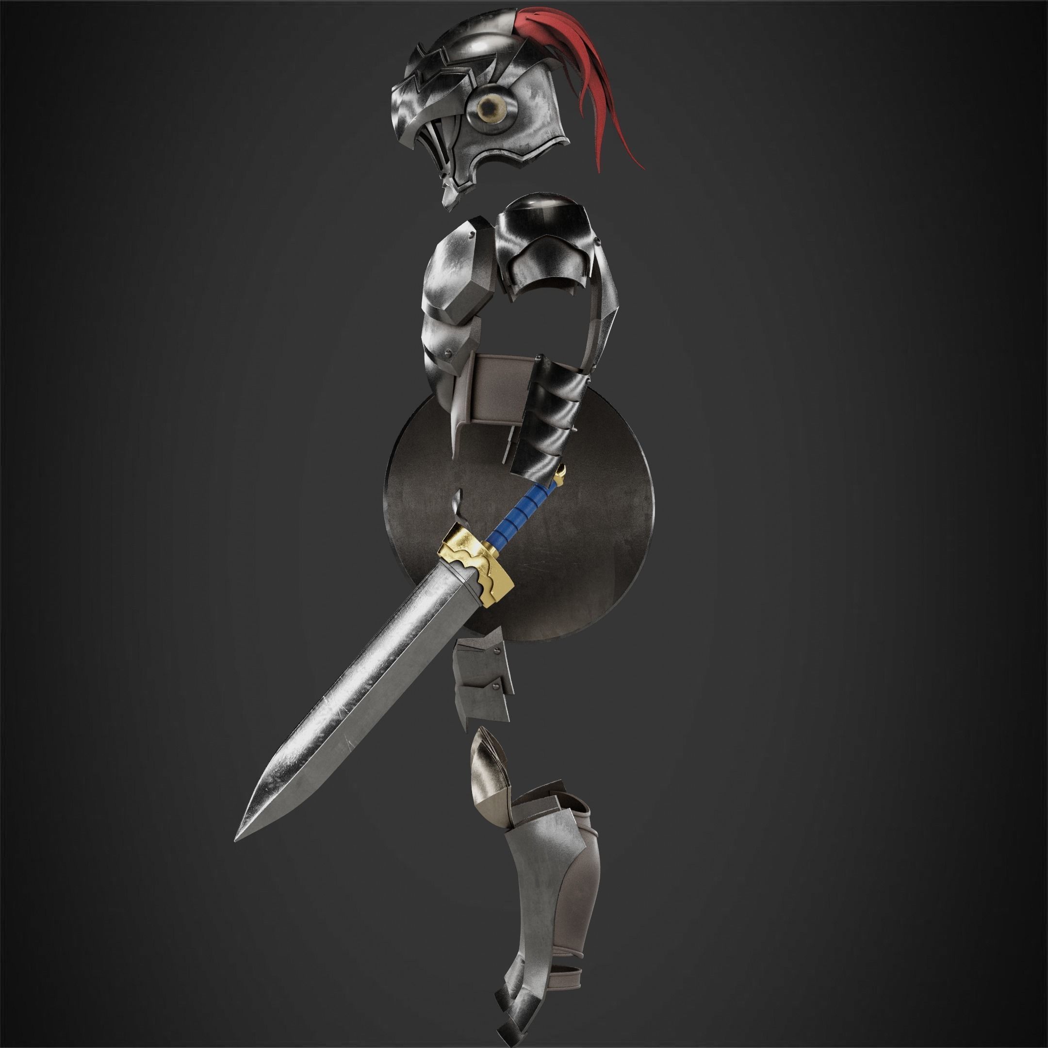 Goblin Slayer Full Armor Bundle for Cosplay 3D Model Collection 3D ...