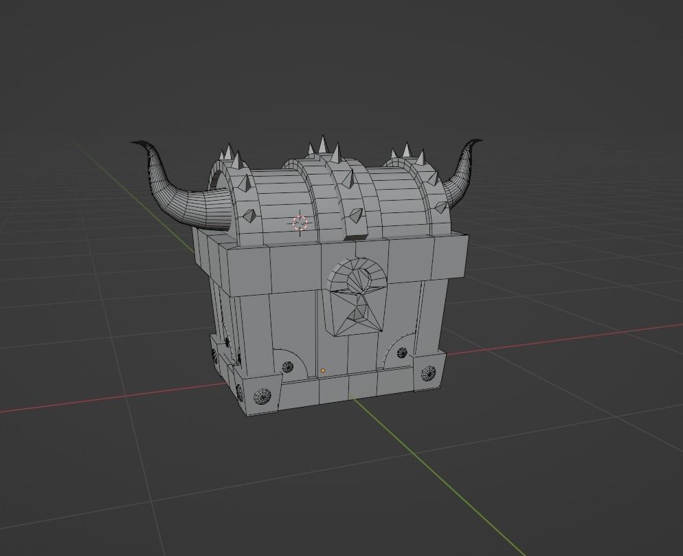 3D model Cartoon Golden Chest VR / AR / low-poly | CGTrader