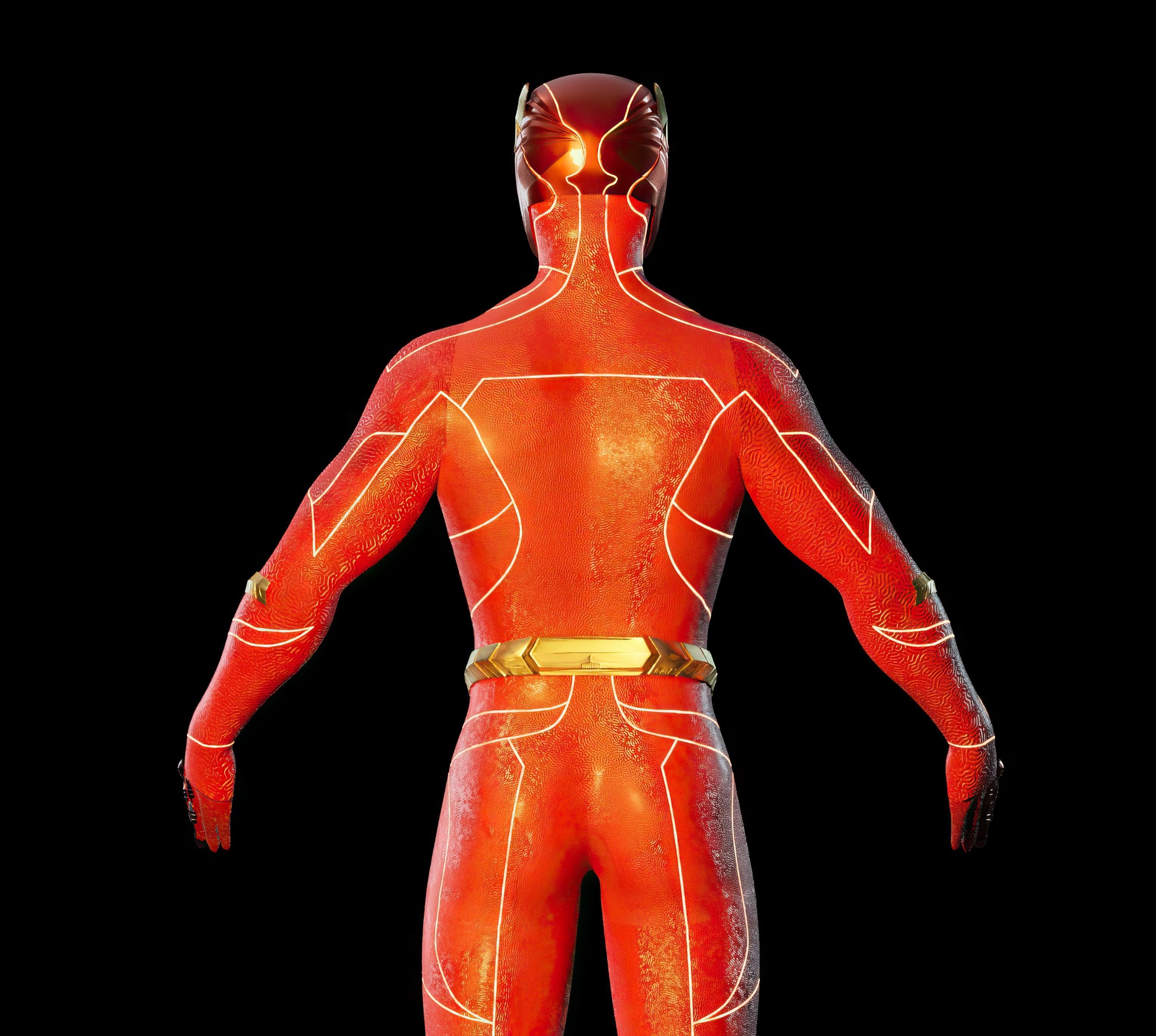 3D model Flash 2023 Rigged 3D model VR / AR / low-poly | CGTrader