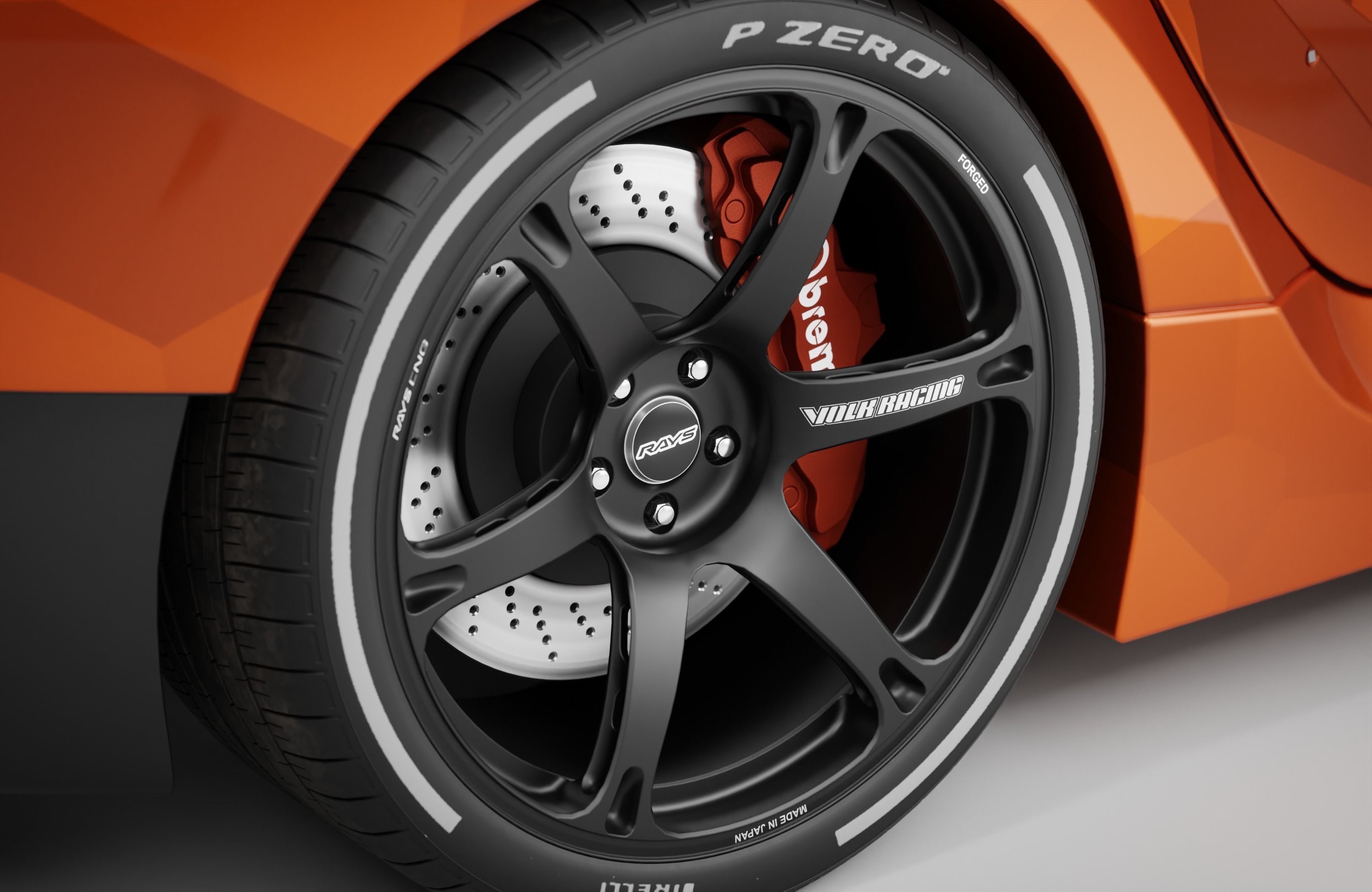 Toyota Supra MK5 Modified 3D model rigged | CGTrader