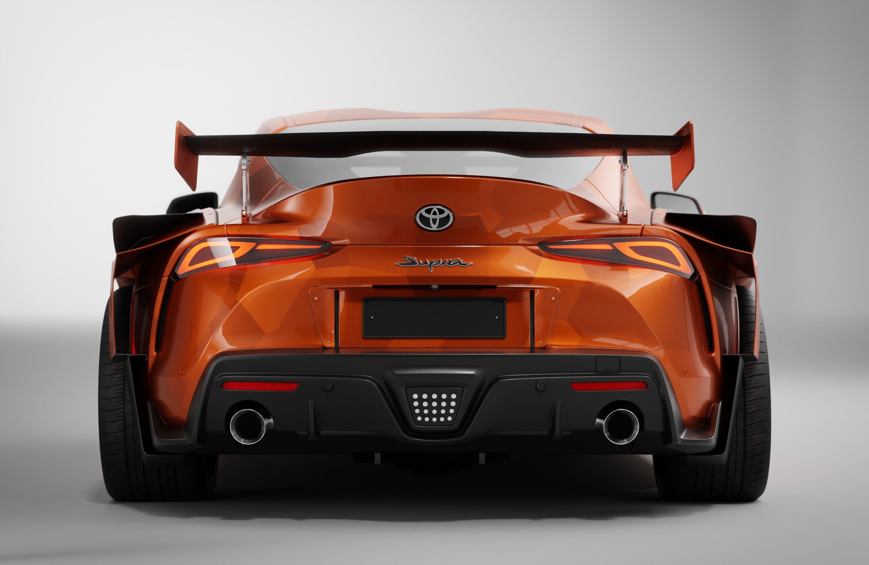 Toyota Supra MK5 Modified 3D model rigged | CGTrader