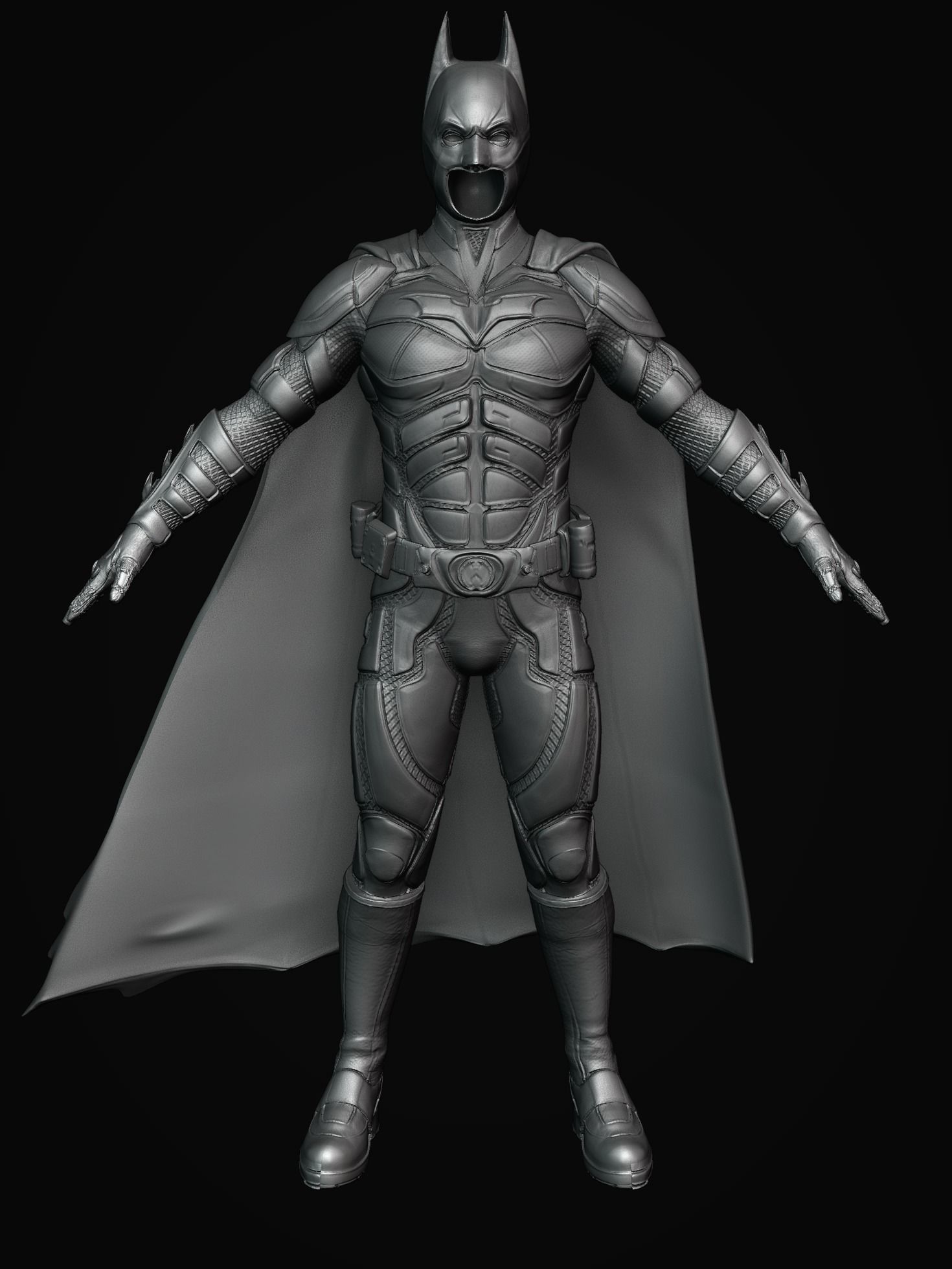 Batman Costume 3D model free VR / AR / low-poly 3D model | CGTrader