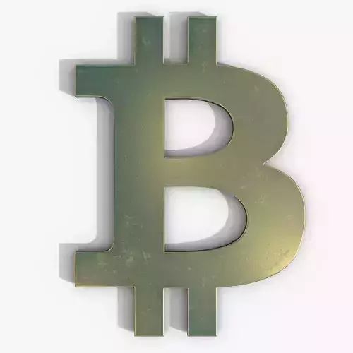 Bitcoin golden logo free VR / AR / low-poly 3D model | CGTrader