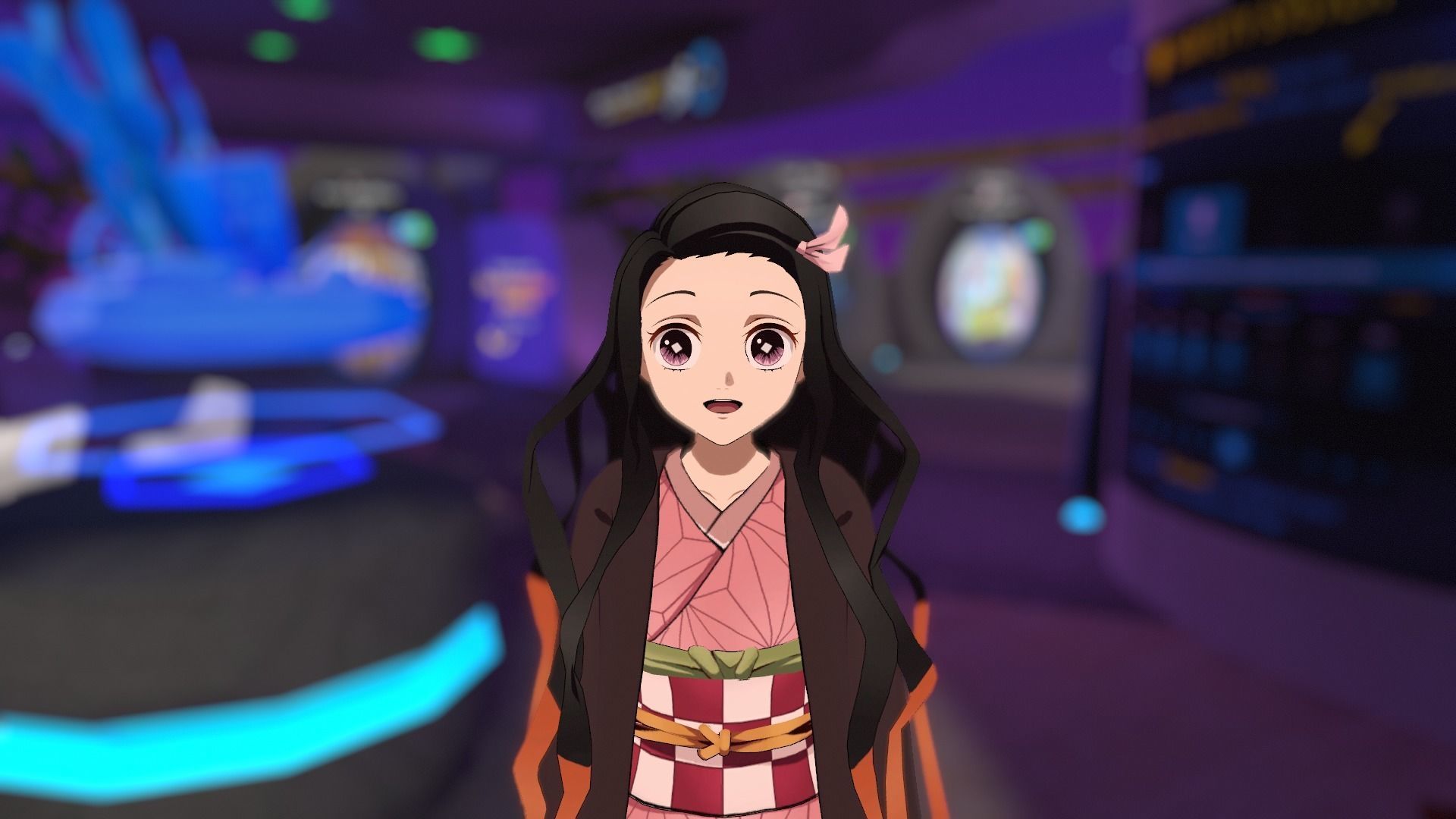 3D model VRChat Avatar - Nezuko - Demon Slayer VR / AR / low-poly ...