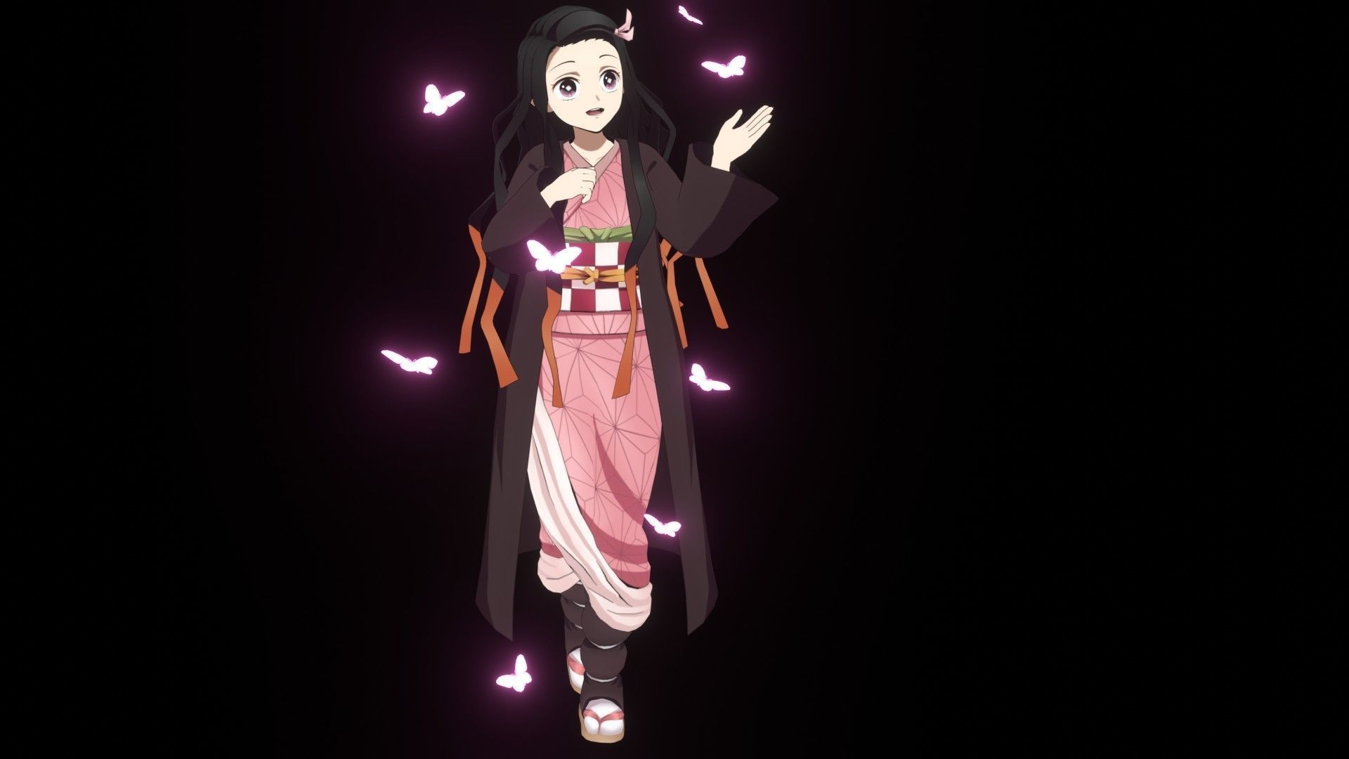 3D model VRChat Avatar - Nezuko - Demon Slayer VR / AR / low-poly ...
