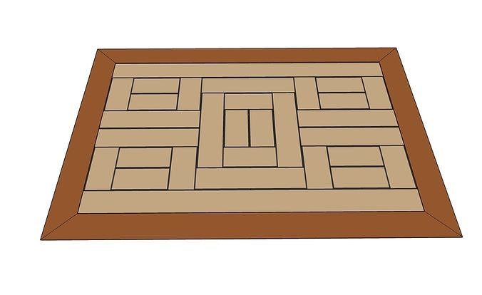 MODULAR - JAPANSE HALL - 04 free 3D model | CGTrader