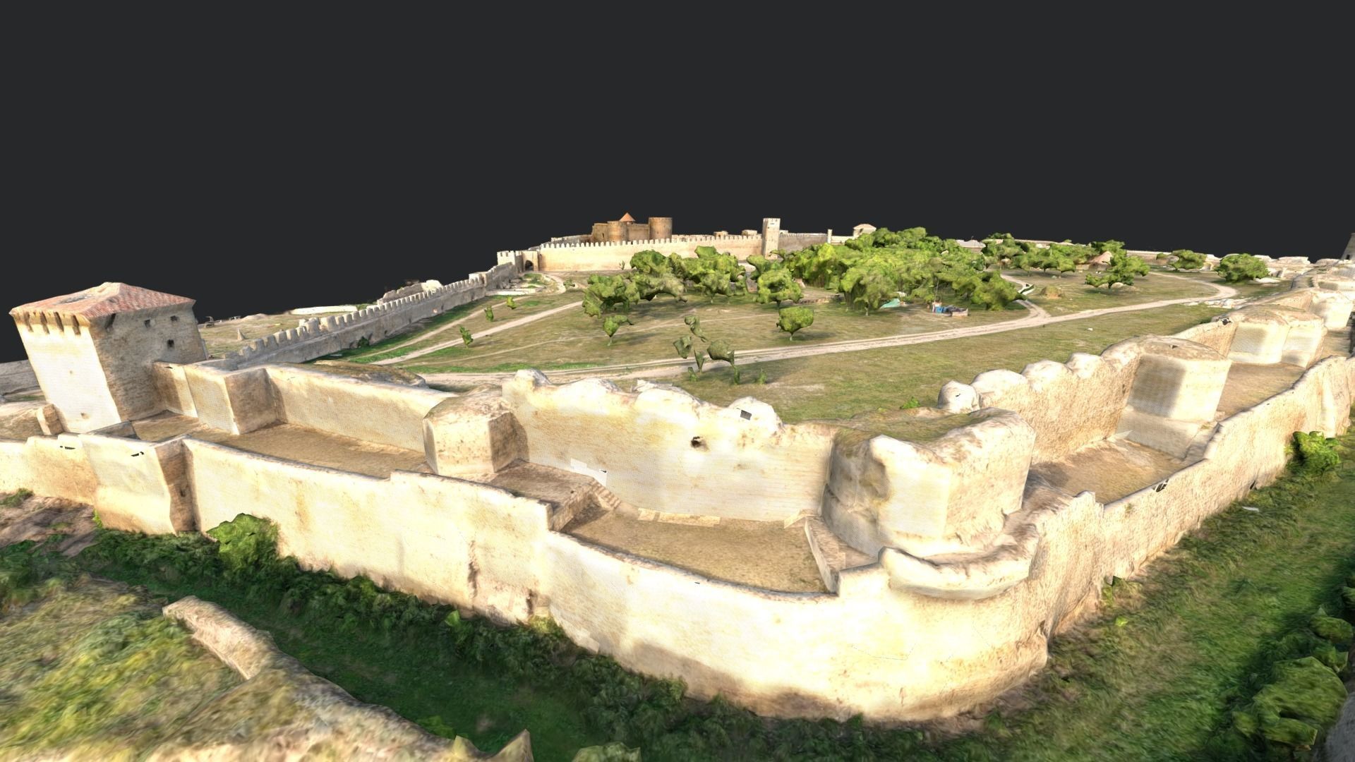 3D model - Akkerman fortress - Ukraine - usdz gltf obj 3D model | CGTrader