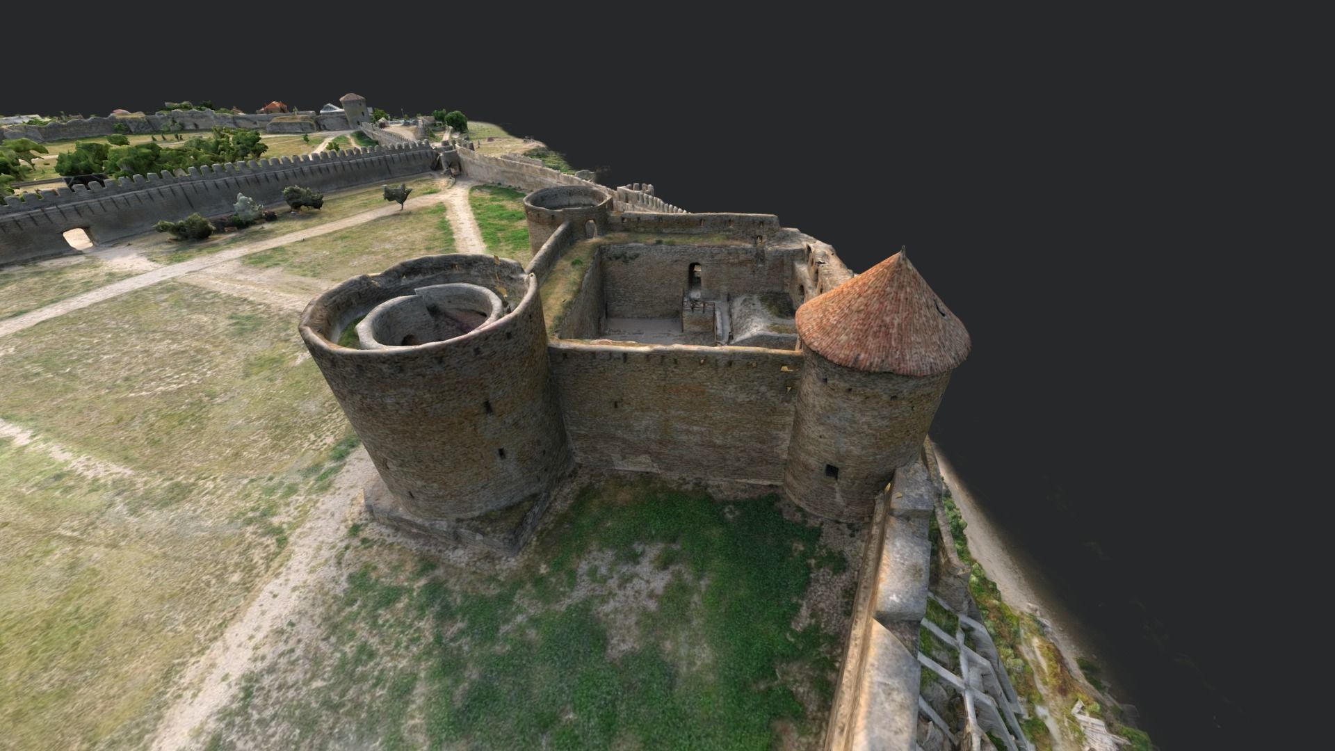 3D model - Akkerman fortress - Ukraine - usdz gltf obj 3D model | CGTrader