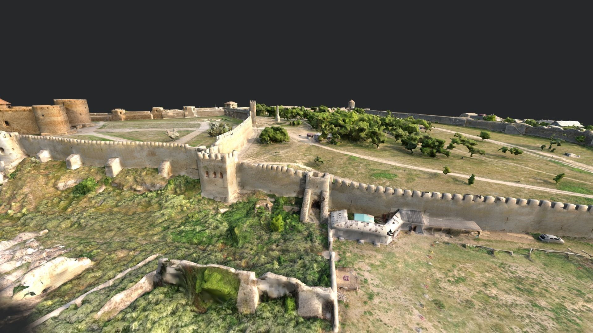 3D model - Akkerman fortress - Ukraine - usdz gltf obj 3D model | CGTrader