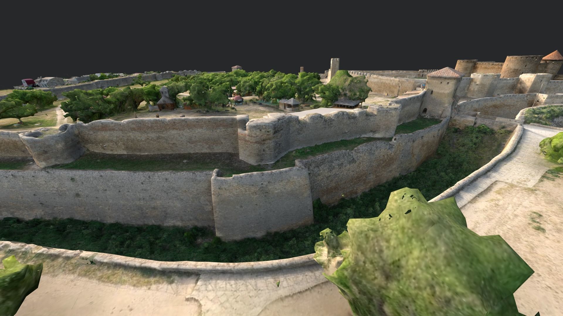 3D model - Akkerman fortress - Ukraine - usdz gltf obj 3D model | CGTrader