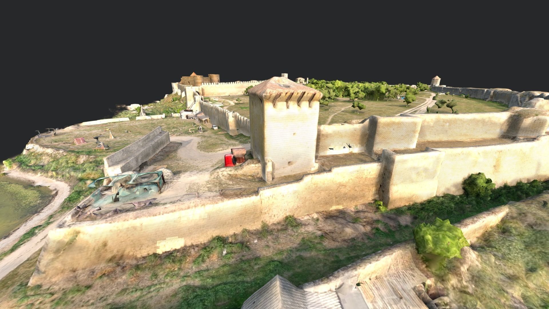 3D model - Akkerman fortress - Ukraine - usdz gltf obj 3D model | CGTrader