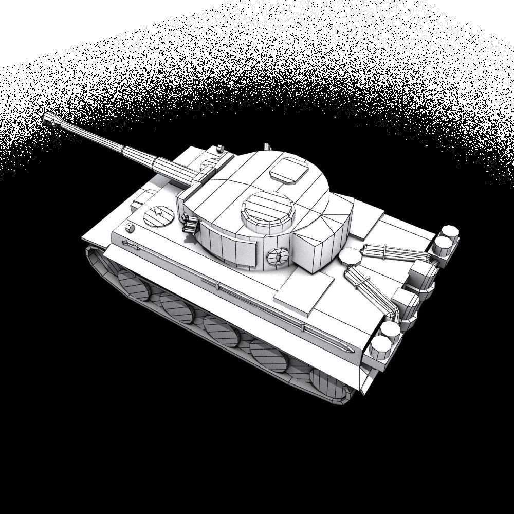 3D model Panzer VI Tiger German Heavy Tank VR / AR / low-poly | CGTrader