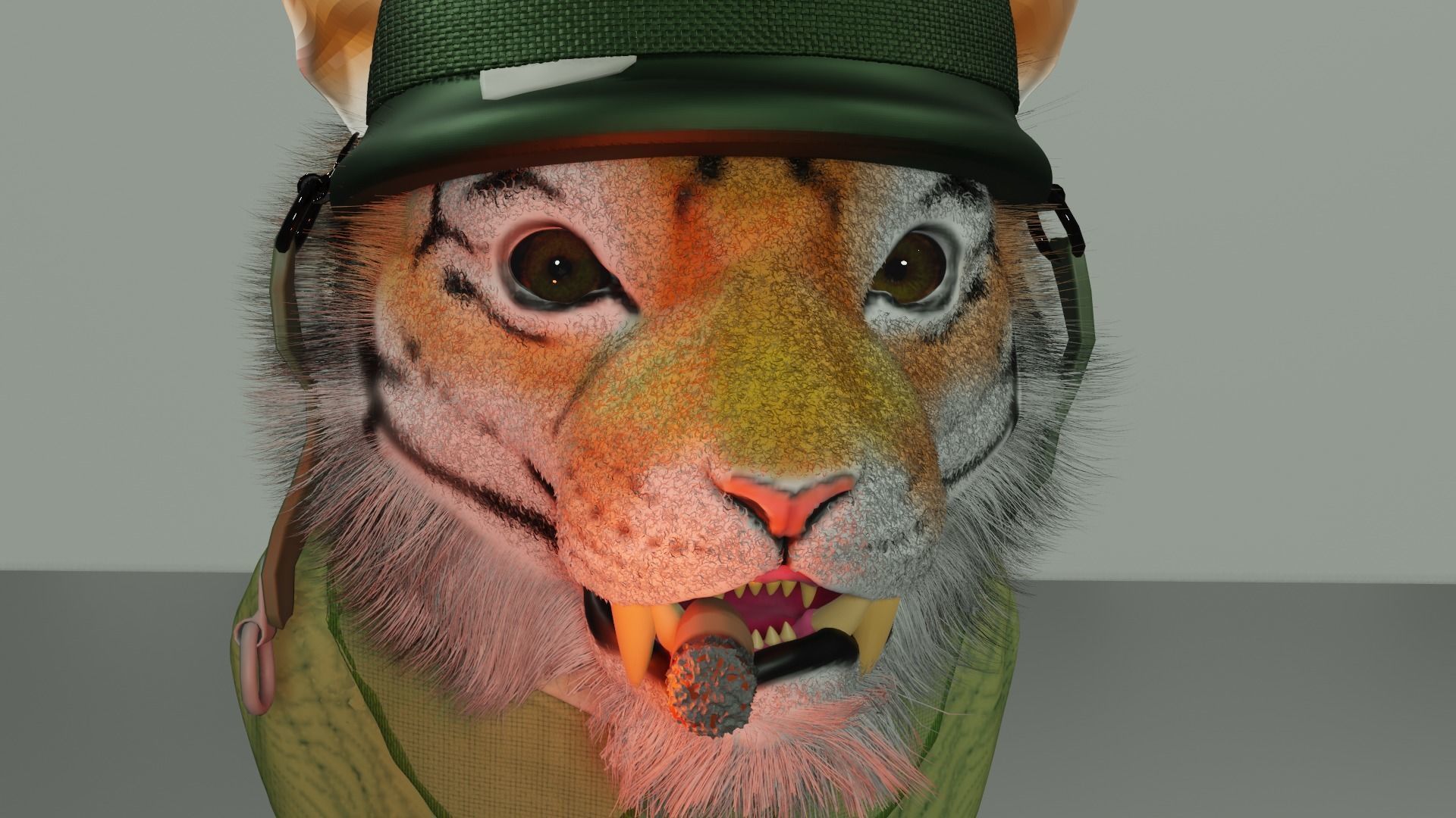 Commander Tiger 3D model | CGTrader