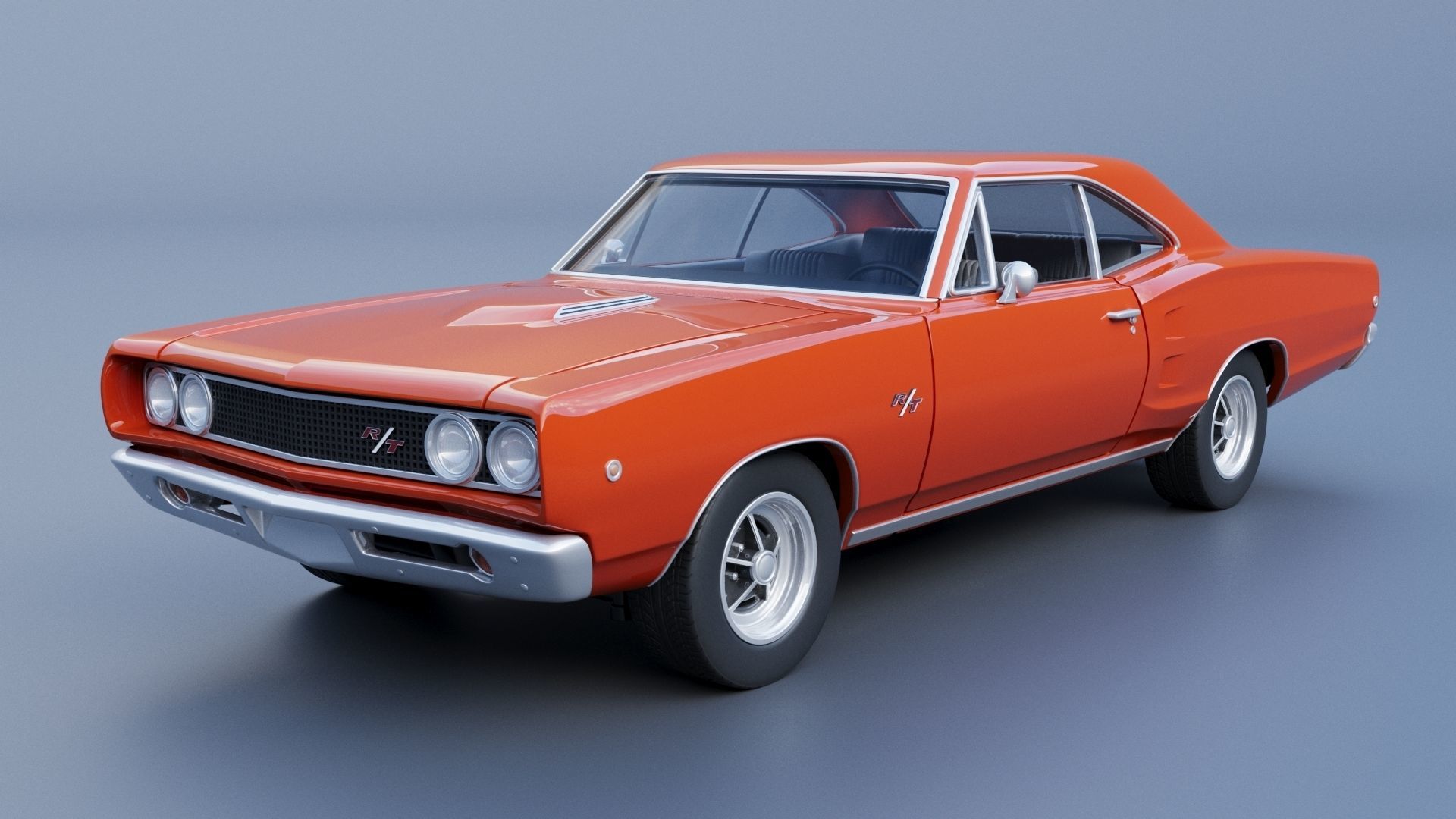 Dodge Coronet 1968 3D model 3D printable | CGTrader