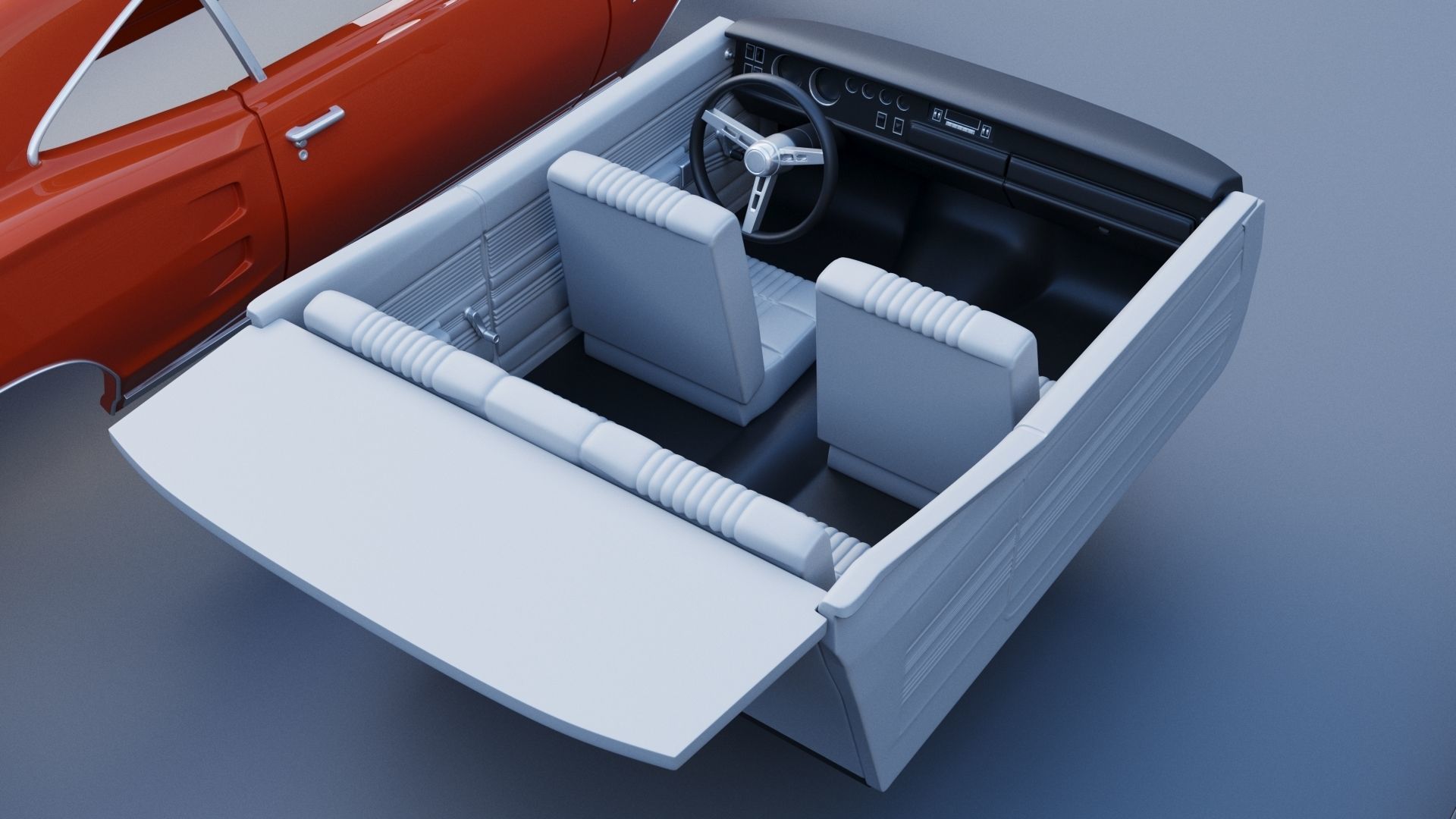 Dodge Coronet 1968 3D model 3D printable | CGTrader