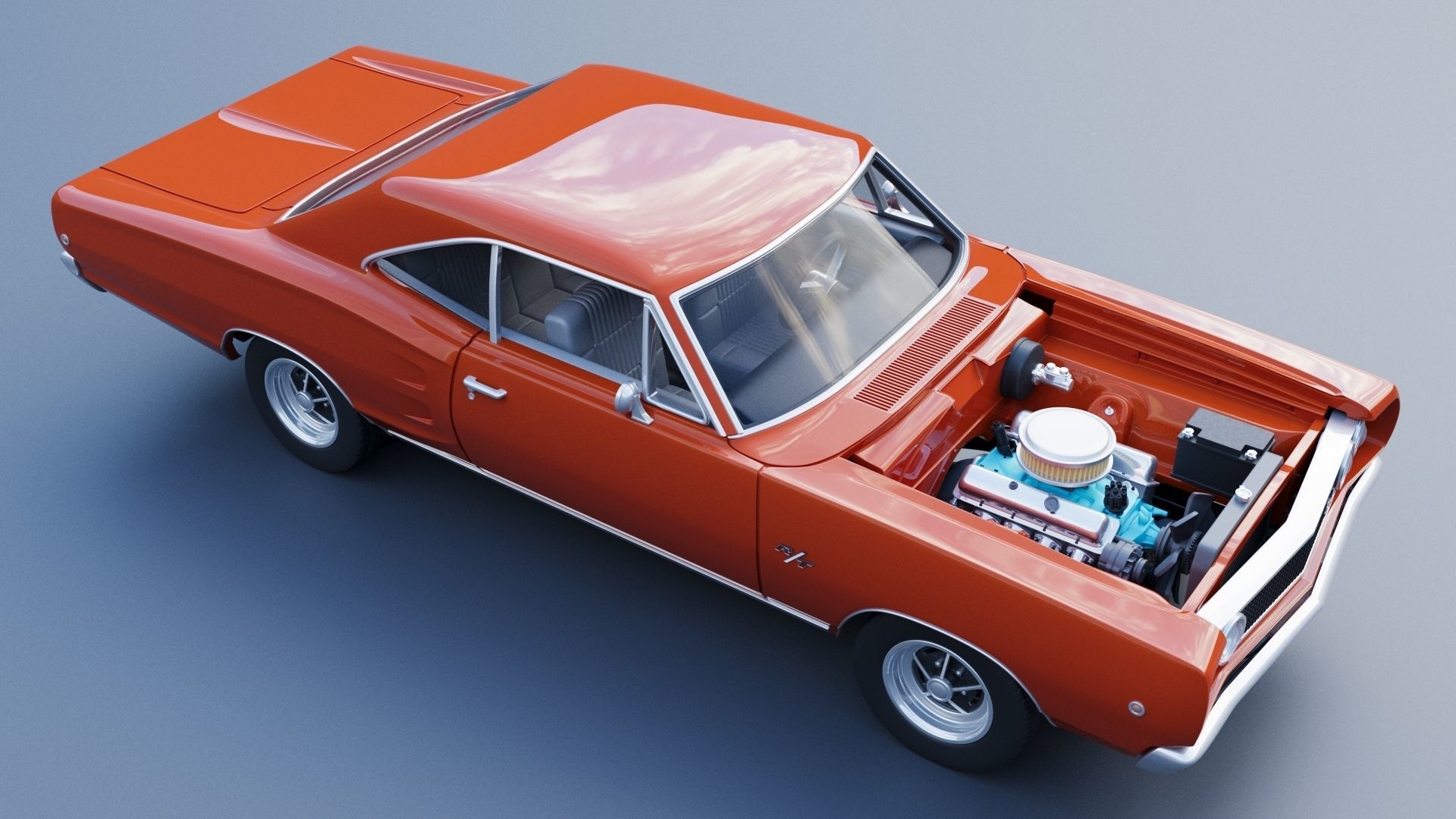 Dodge Coronet 1968 3D model 3D printable | CGTrader
