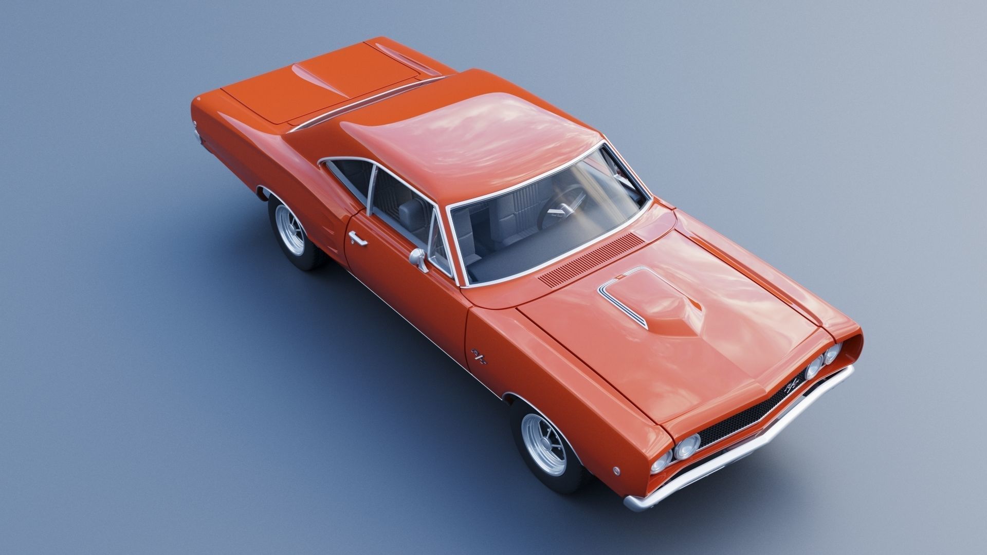 Dodge Coronet 1968 3D model 3D printable | CGTrader