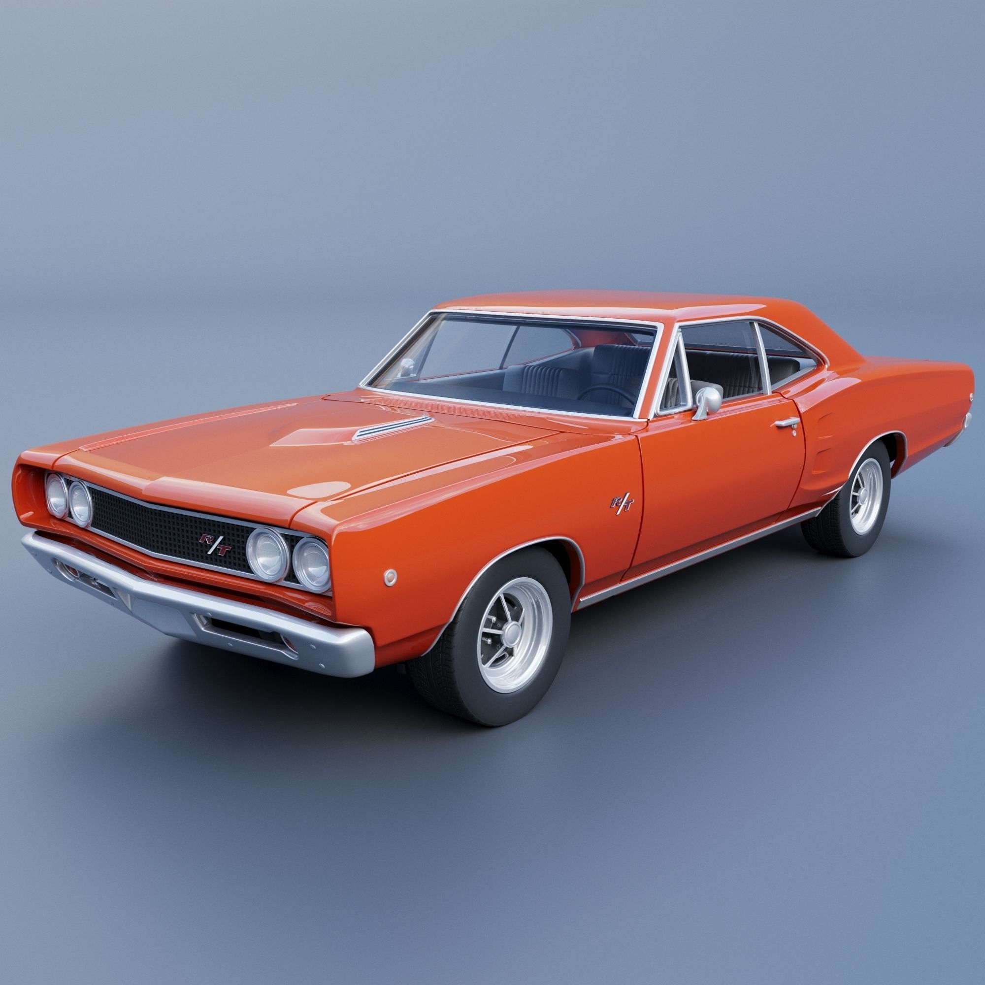 Dodge Coronet 1968 3D model 3D printable | CGTrader