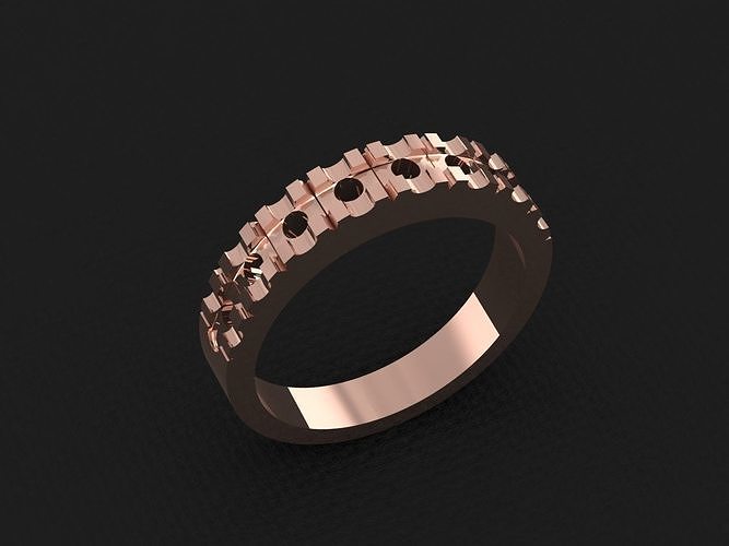 Ring 4 3D model 3D printable | CGTrader