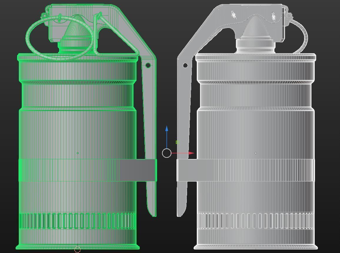 Smoke Grenade PRO 3D model | CGTrader