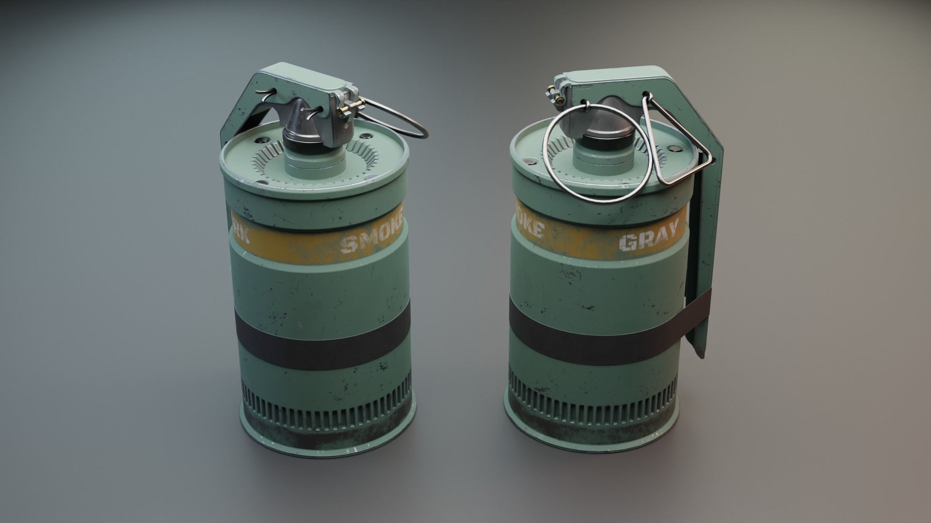 Smoke Grenade PRO 3D model | CGTrader