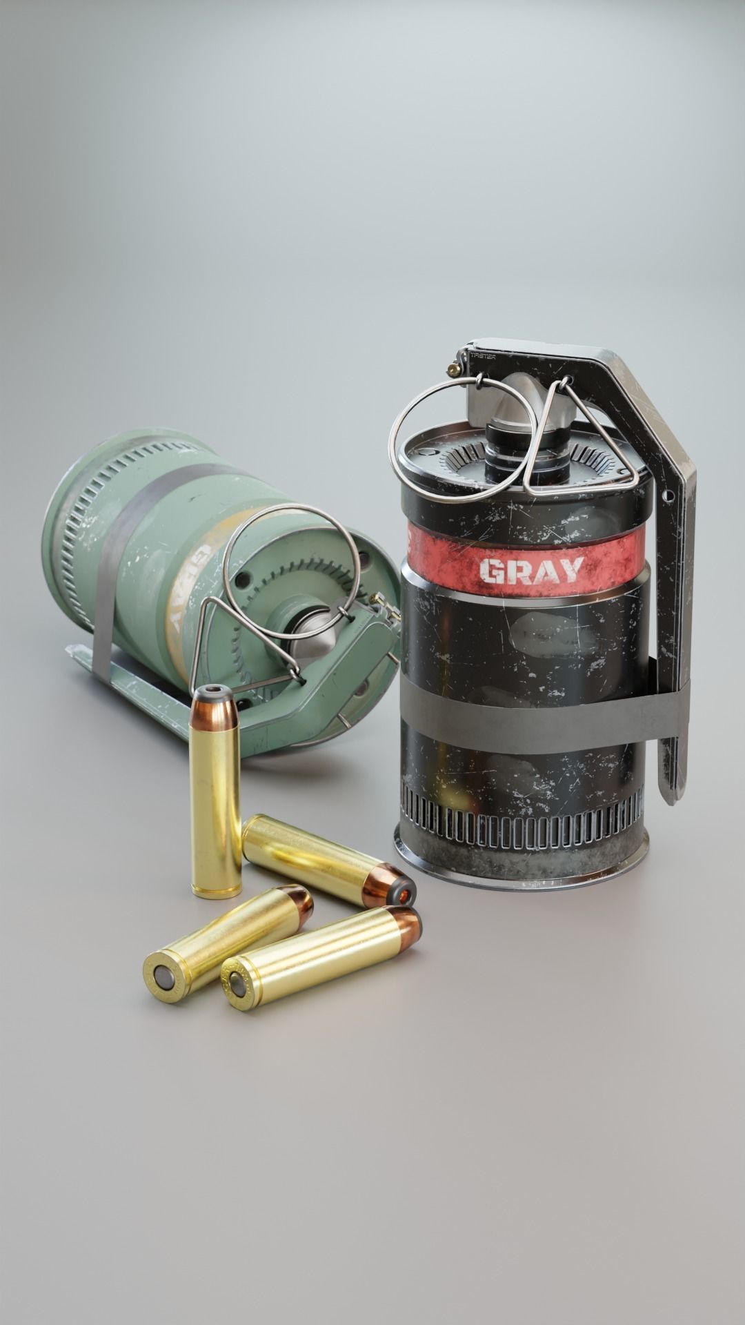 Smoke Grenade PRO 3D model | CGTrader