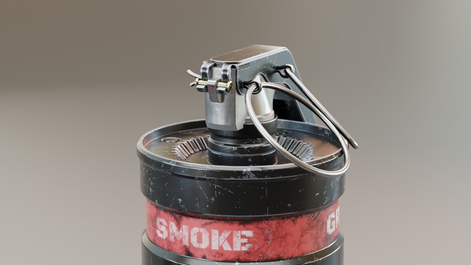 Smoke Grenade PRO 3D model | CGTrader