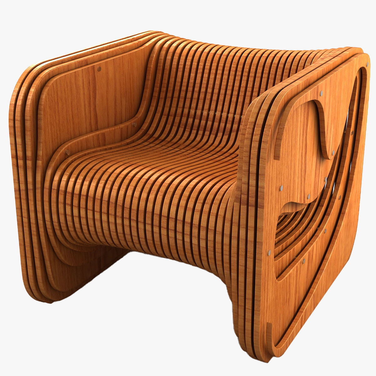 Parametric Chair 01 3D model | CGTrader