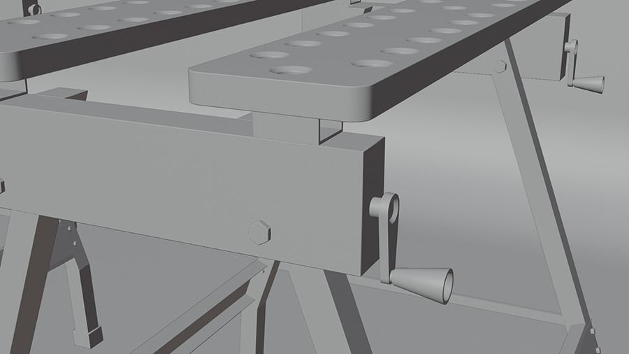 Portable Workbench 3D model | CGTrader