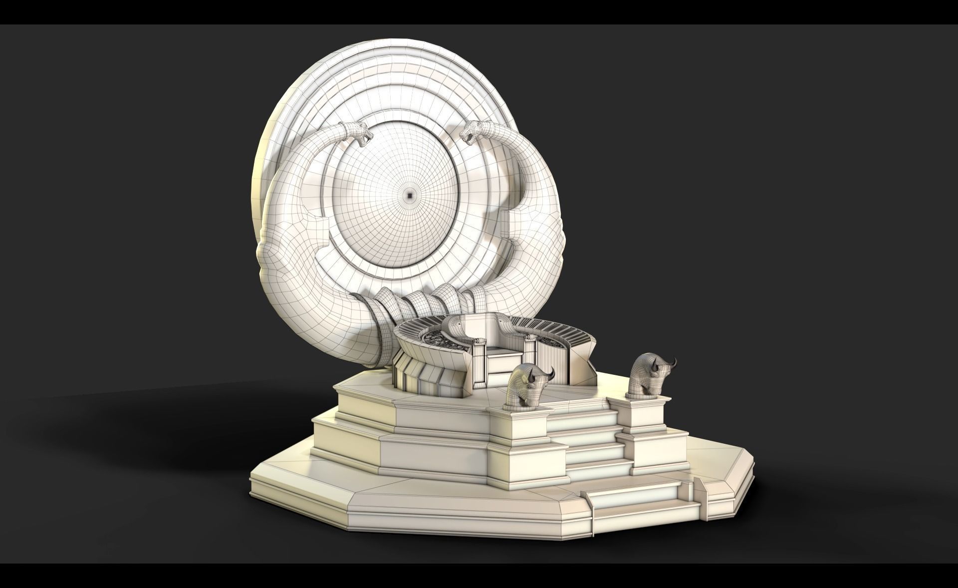 3D model Thor Ragnarok Throne VR / AR / low-poly | CGTrader