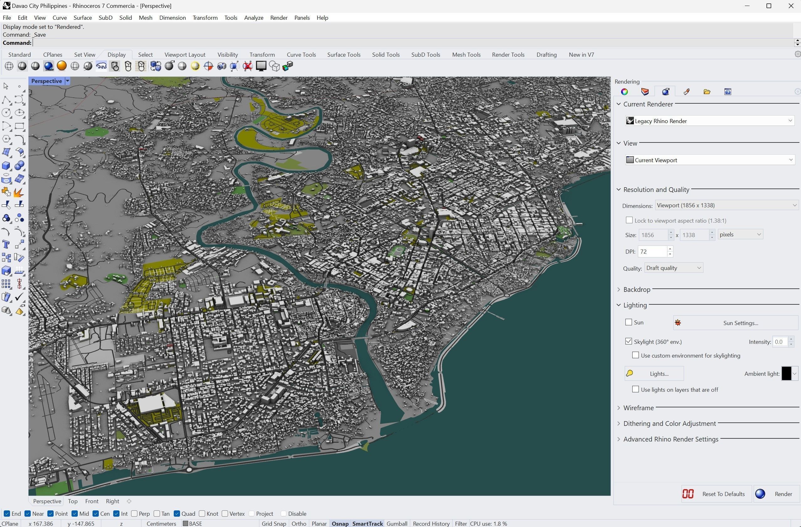 3D model Davao City Philippines 40km VR / AR / low-poly | CGTrader