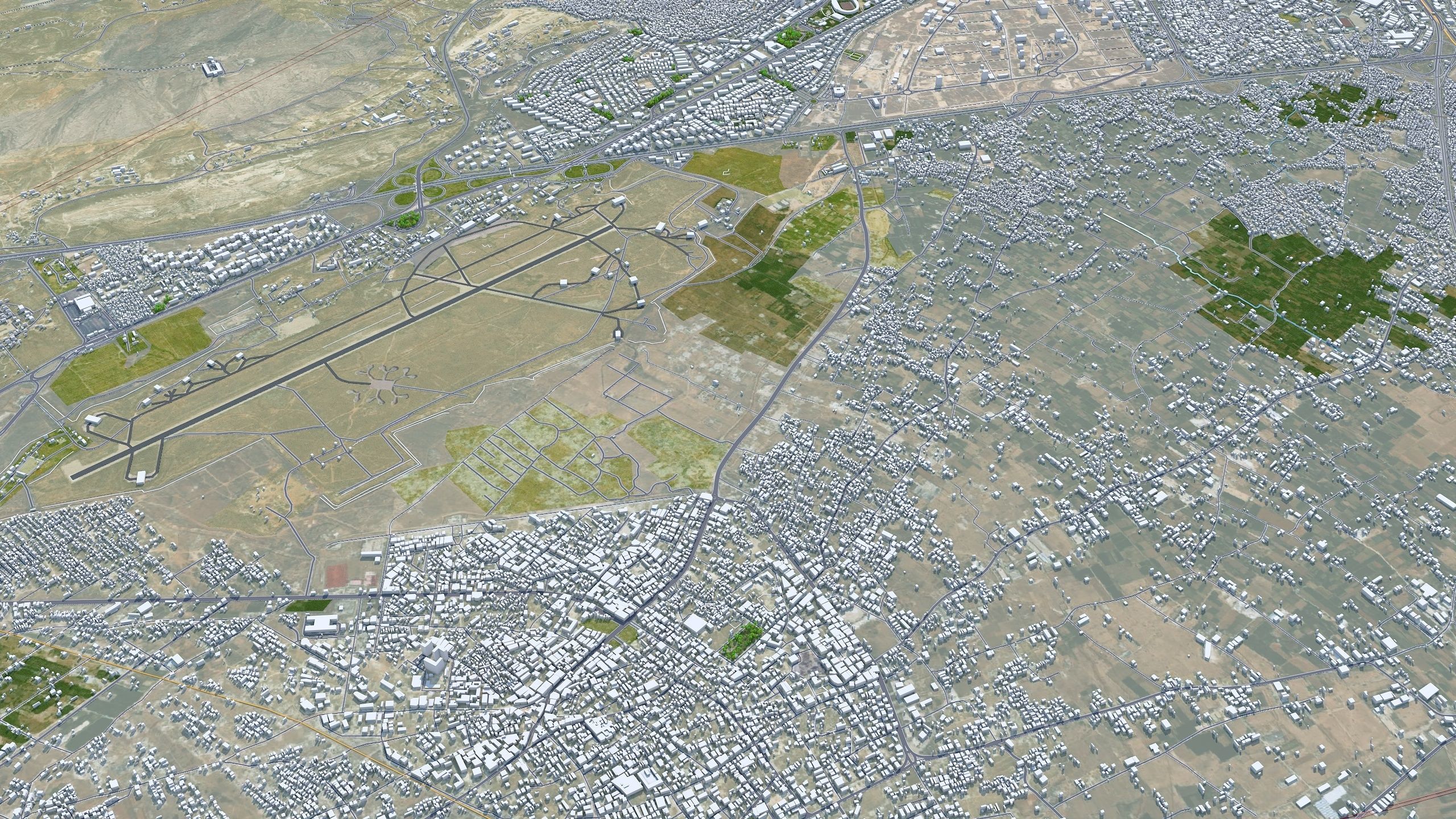 3D model Damascus Syria 40km AI VR / AR / low-poly | CGTrader