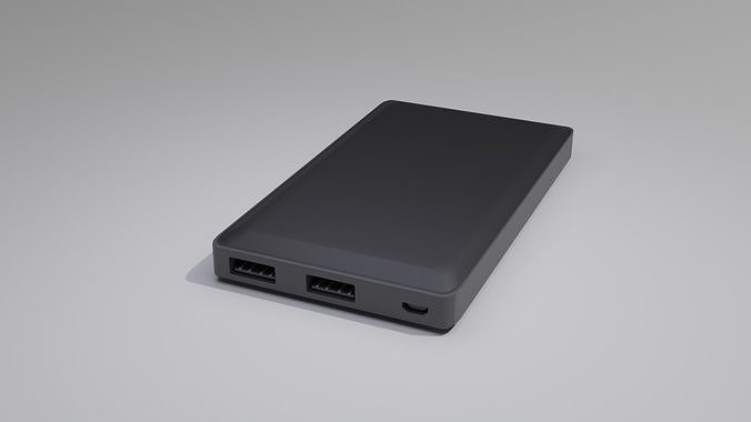 LowPoly 3D Powerbank model 3D model | CGTrader
