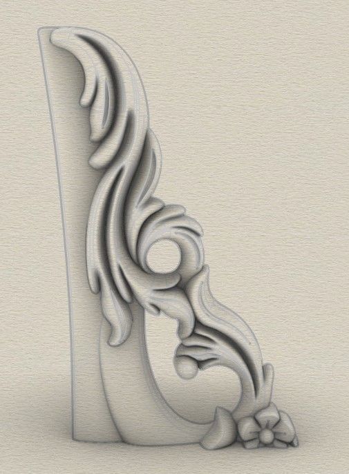 3D Wood Carving Delight 2 3D model 3D printable | CGTrader
