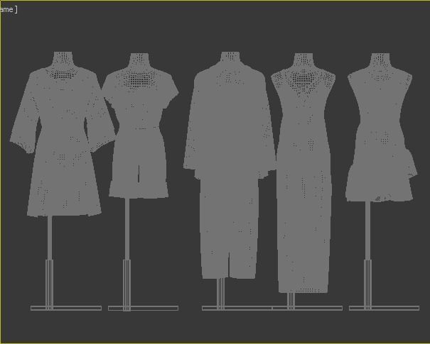women clothing Character clothing 3D model | CGTrader
