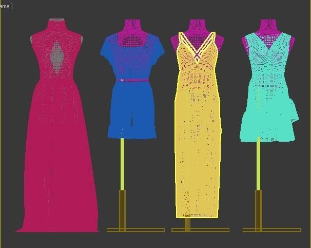women clothing Character clothing 3D model | CGTrader