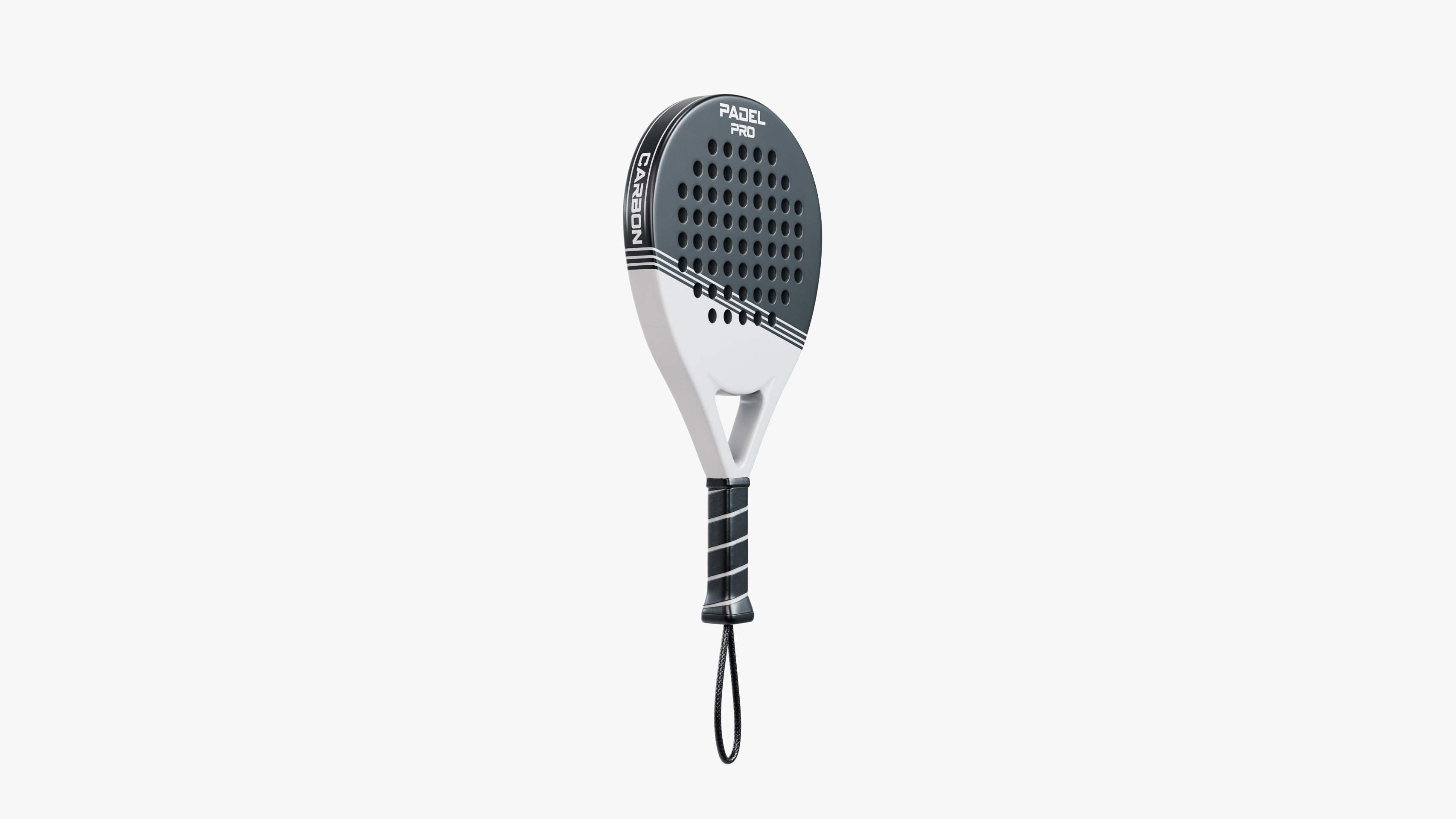 Padel Racket - Round 3D model | CGTrader