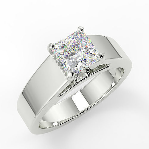 Wedding ring 3D model 3D printable | CGTrader