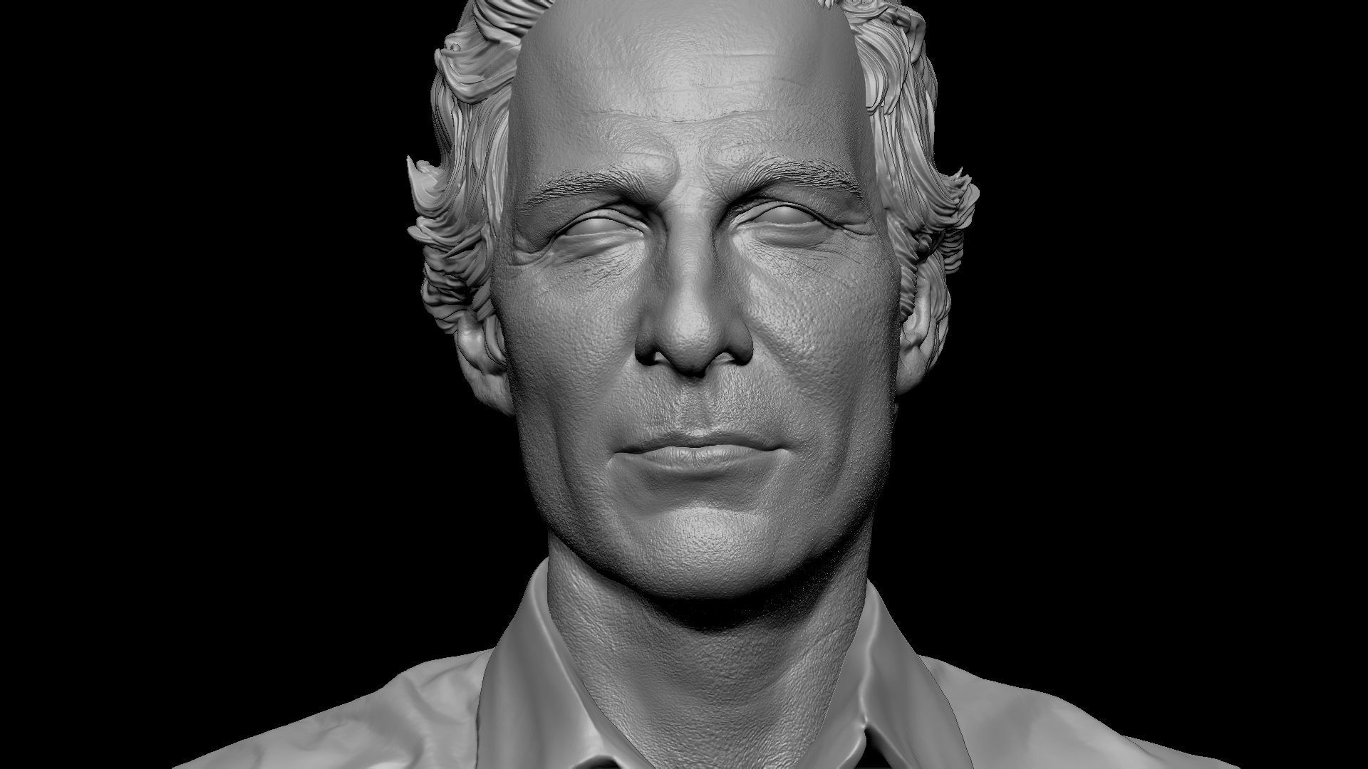 Matthew McConaughey 3D model 3D printable | CGTrader